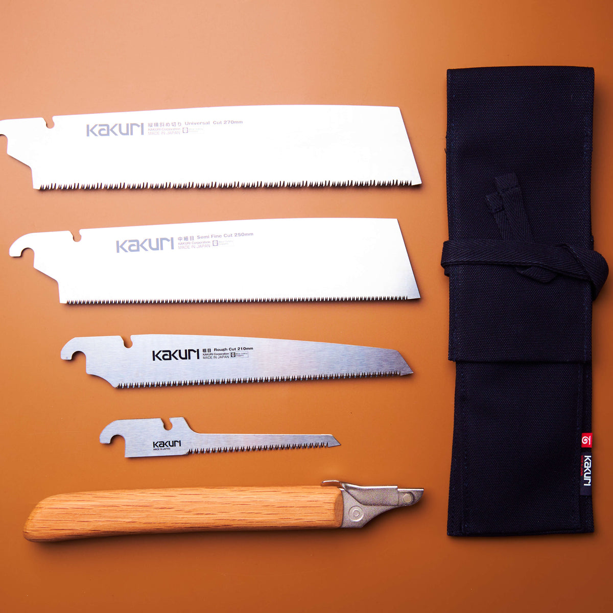 KAKURI Japanese Saw Set | Interchangeable Pull Saw Kit | SIG Tools